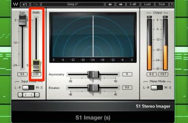 WAVES S1 Imager 使い方 ステレオとモノラルのコントロール