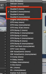 WAVES Doubler 使い方 ボーカルトラックを強化する