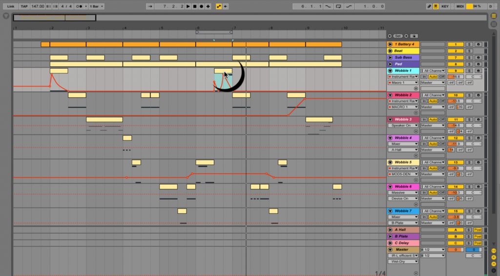 Skrillexのようなワブルベースを作る①