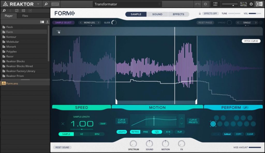 Native Instruments FORMの使い方① 基本編
