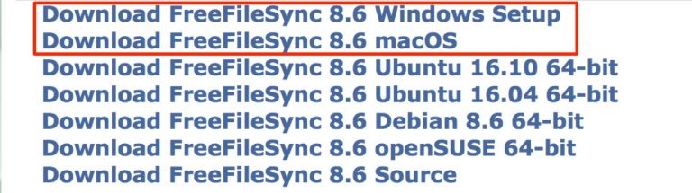 FreeFileSync の使い方 ファイルのバックアップ