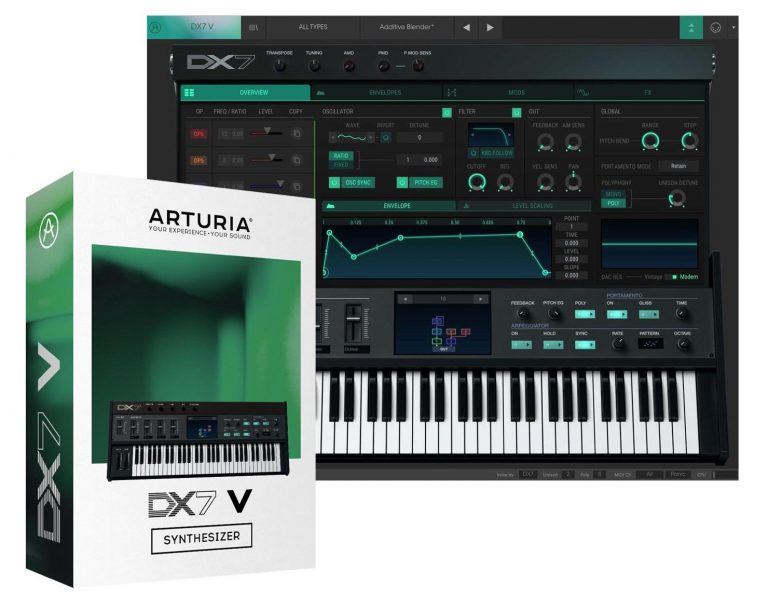 Arturia V Collection 6の使い方② DX7 Vの基本概要とオペレーター