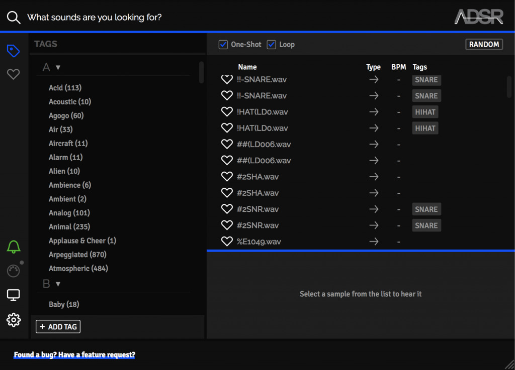 ADSR「Sample Manager」サンプル管理プラグイン 使い方