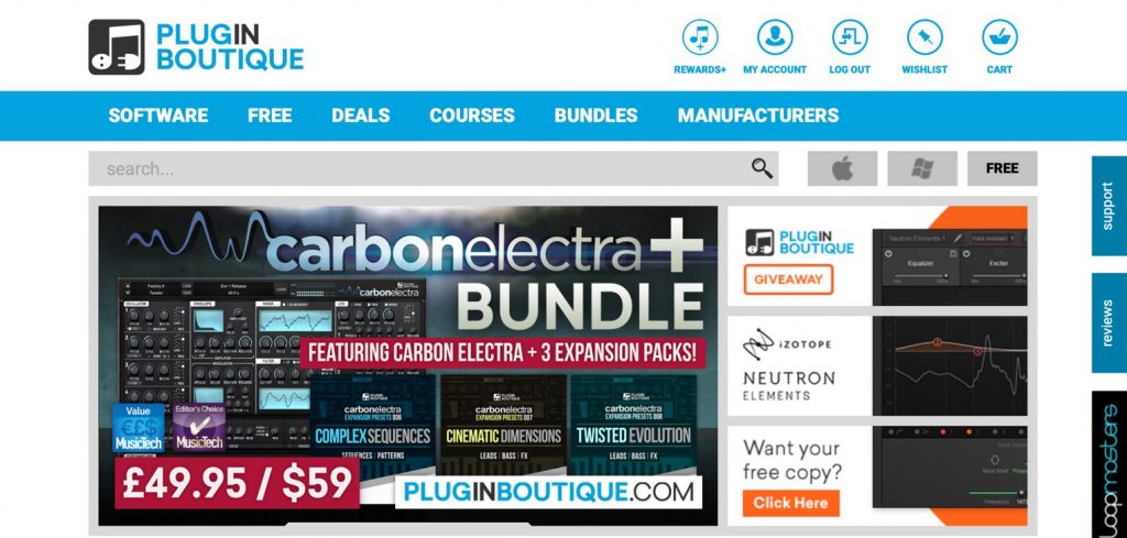 海外DTMプラグイン販売店 Plugin Boutiqueのアカウント作成・製品の購入方法