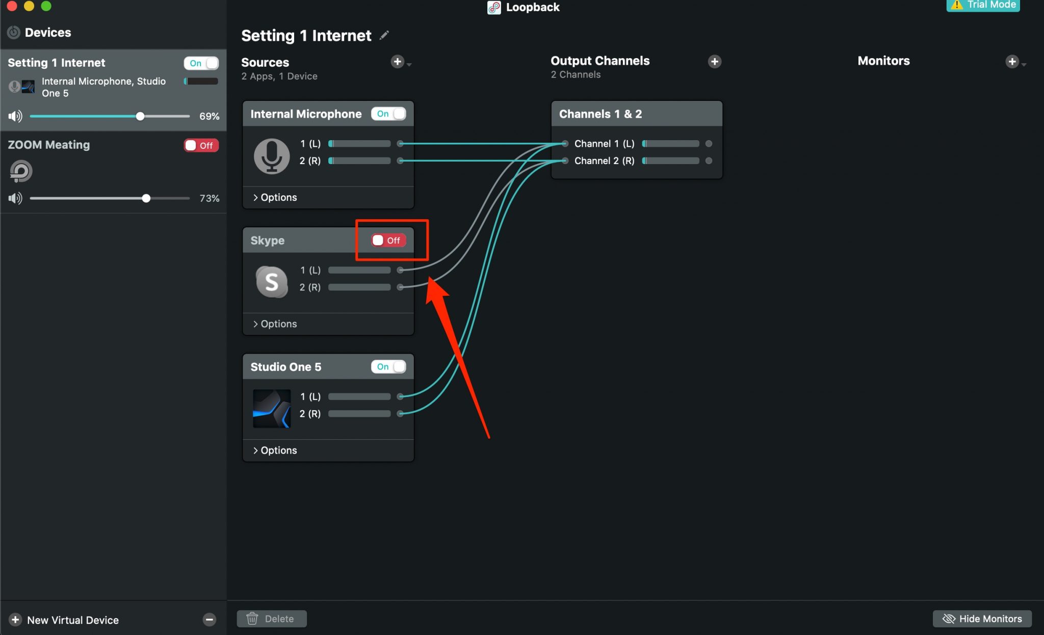 Mac上のサウンドルーティングを自在にコントロール「Loopback」