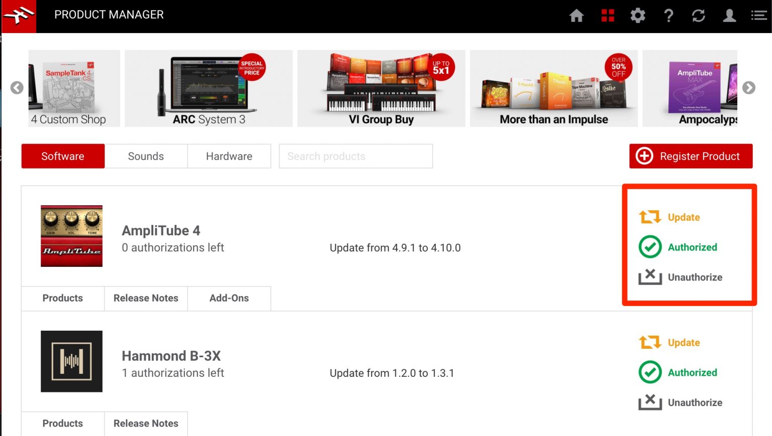 IK Multimedia 社の製品をパソコンで一括管理できる「IK Product Manager」がリリース！