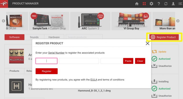 IK Multimedia 社の製品をパソコンで一括管理できる「IK Product Manager」がリリース！