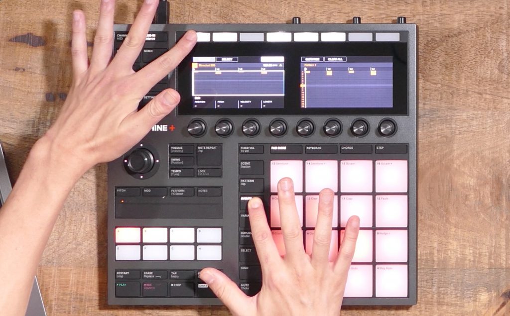 Maschine +（Plus) の使い方 パターン・イベントの編集