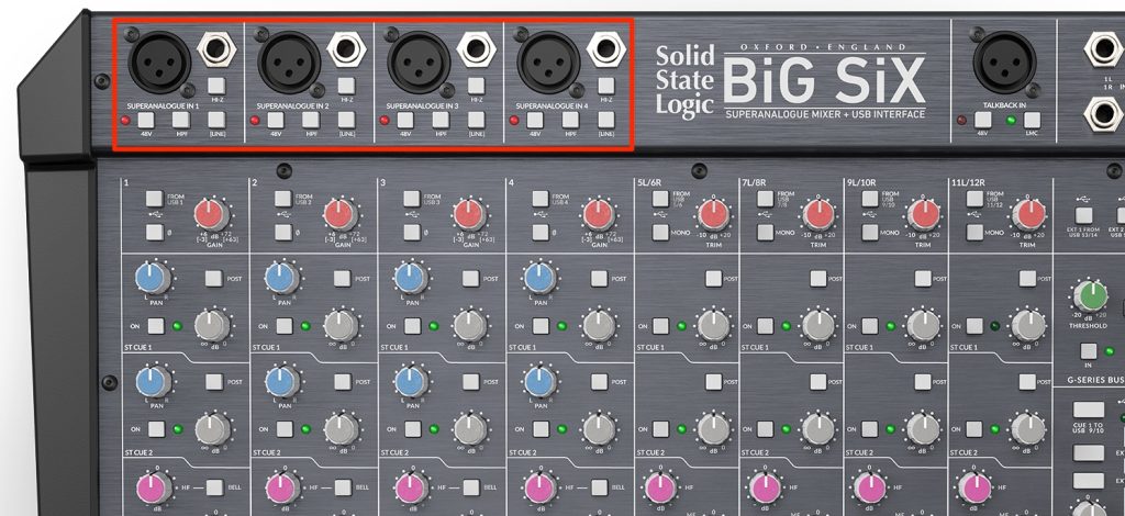 Solid State Logic「BiG SiX」DTMにおけるサウンドクオリティ向上の選択肢