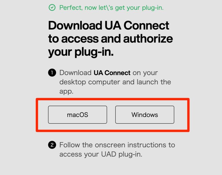 UAD Spark プラグイン 製品登録からアクティベートまでの流れ（PluginBoutiqueストア）