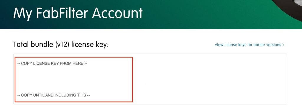 FabFilterプラグイン（Pro-Qなど）を使用をするまでの流れ アカウント作成と製品のオーサライズ