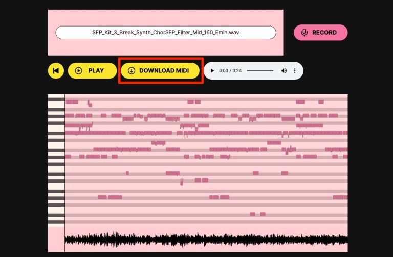無料で使えるAudio to MIDI変換サービス【Basic Pitch】