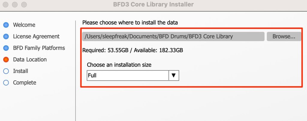 inMusic BFDを使用するまでの流れ アカウント作成と製品のオーサライズ