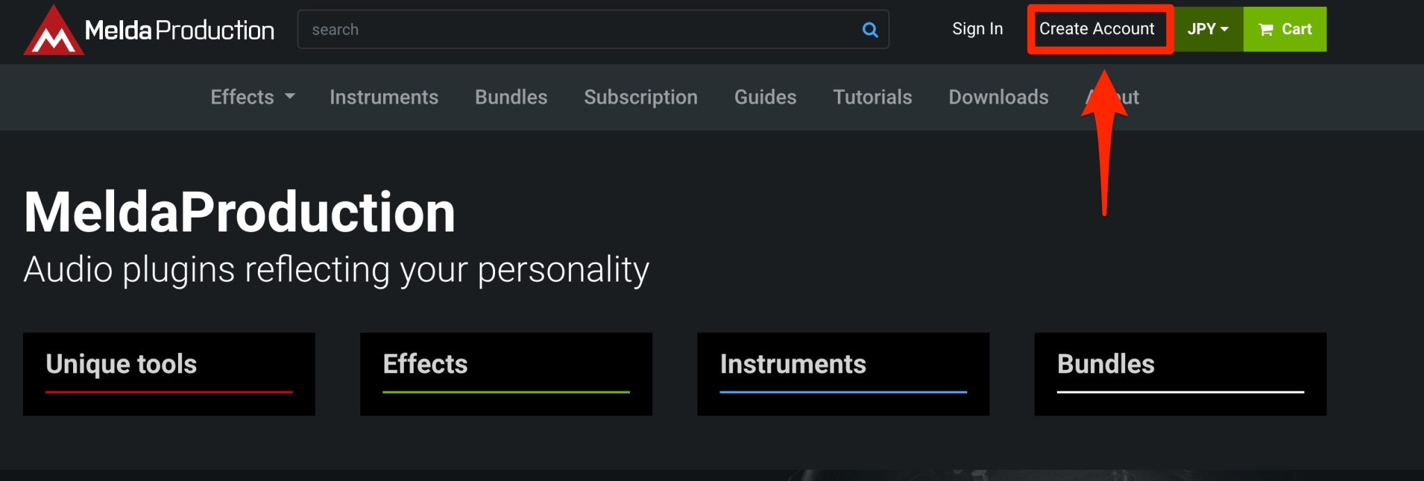 MeldaProductionプラグインを使用をするまでの流れ アカウント作成と製品のアクティベート