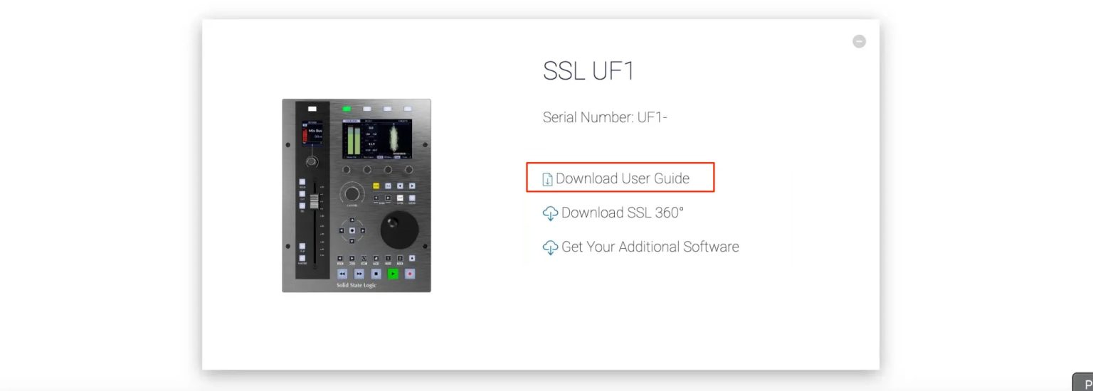 Solid State Logic「UF1」DAWで使用するまでの流れ完全ガイド
