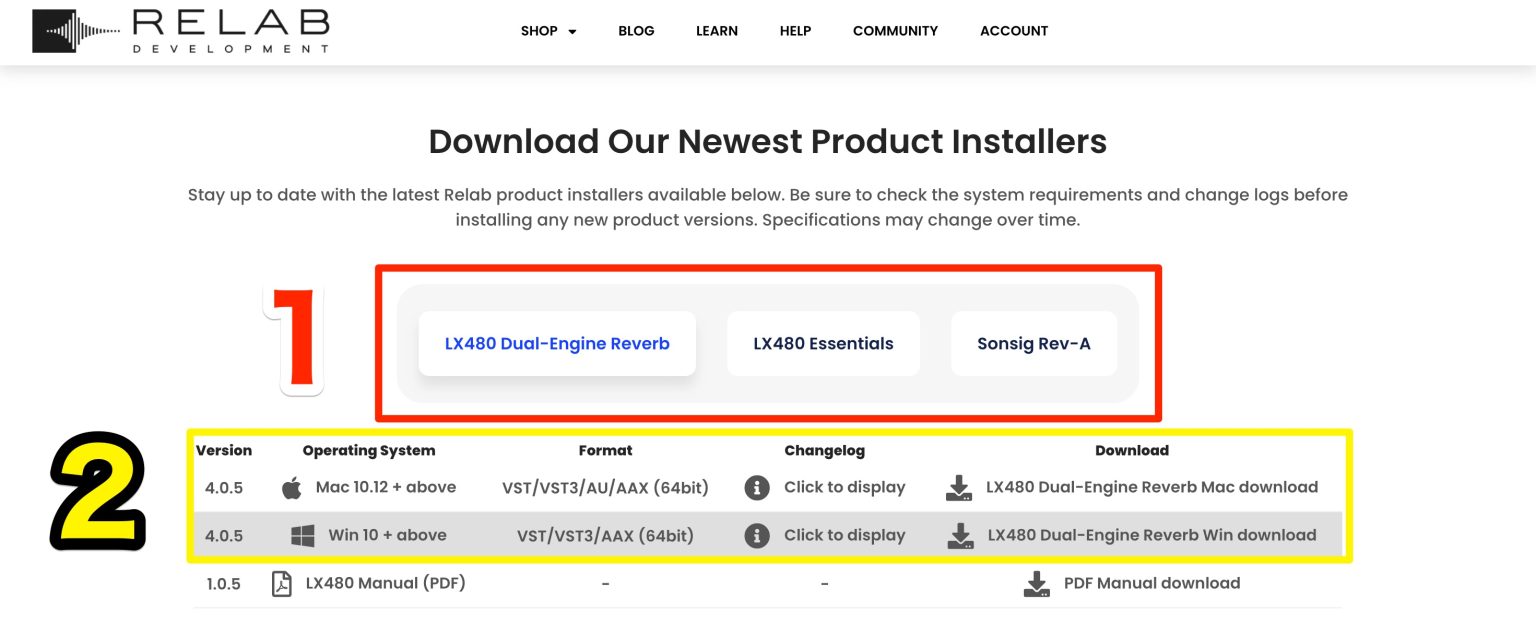 RELAB Development プラグインを使用をするまでの流れ アカウント作成と製品のオーサライズ