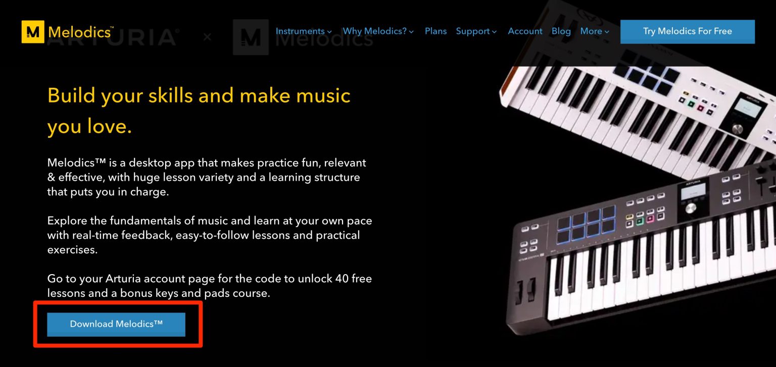 Melodicsを使用するまでの流れ