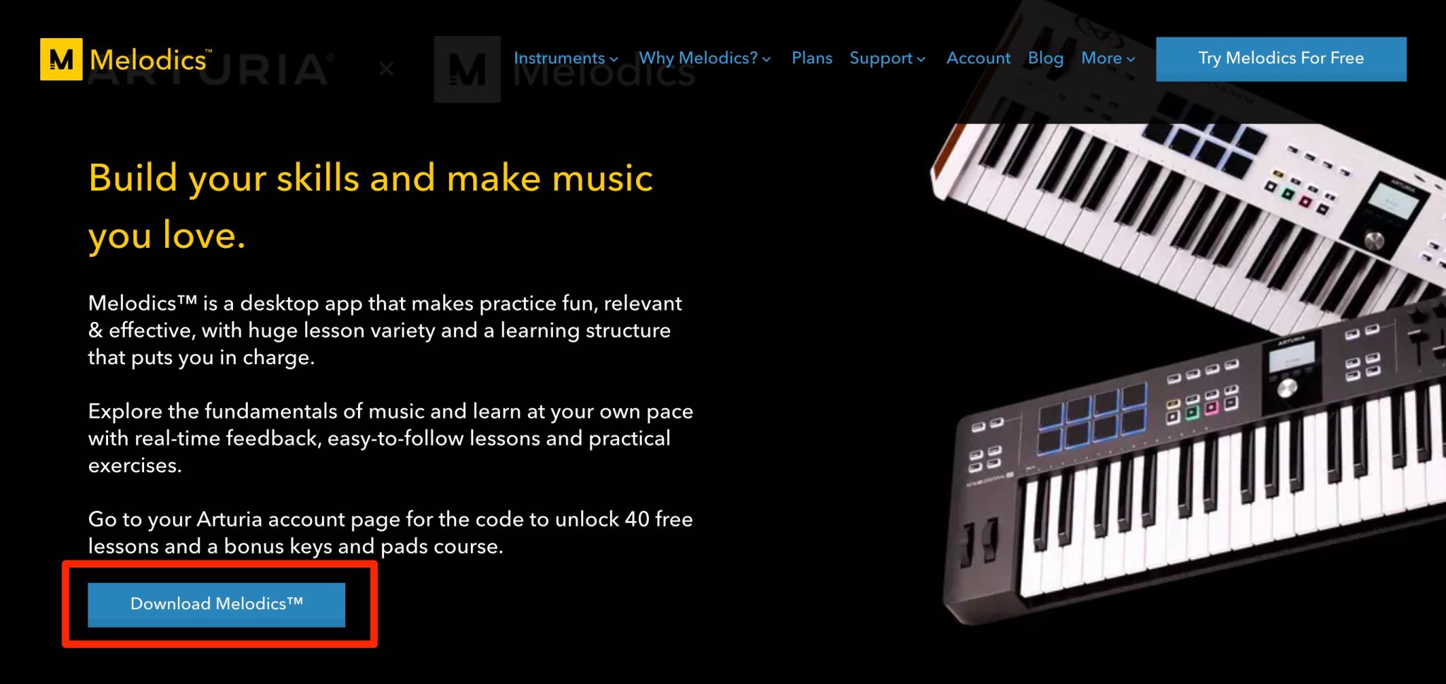 Melodicsを使用するまでの流れ