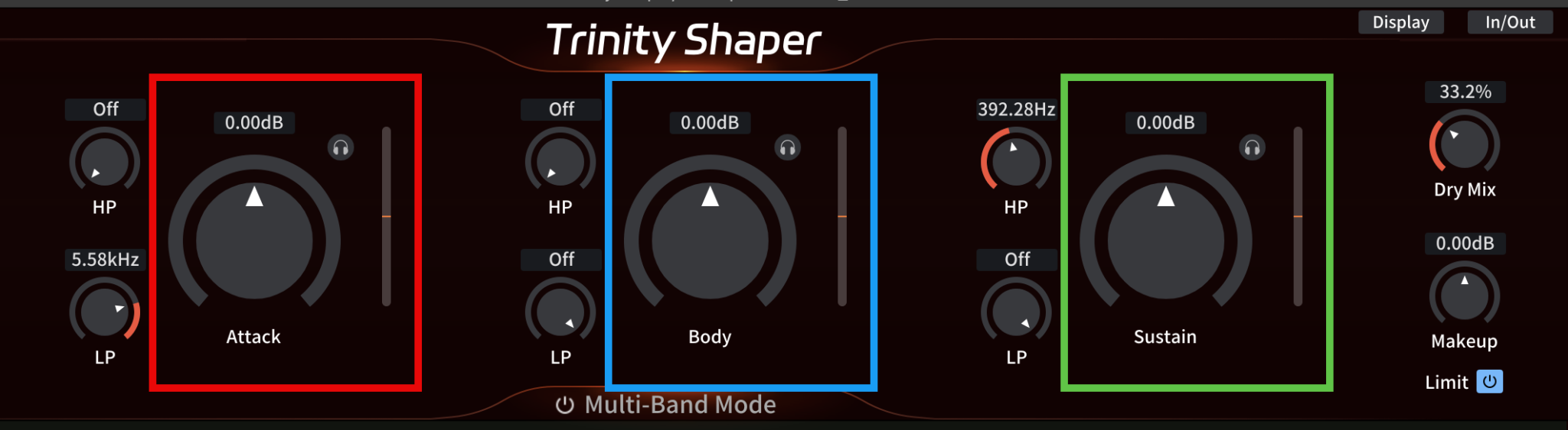 次世代のトランジェント・シェイピング・プラグイン Trinity Shaper 【トライアルあり】