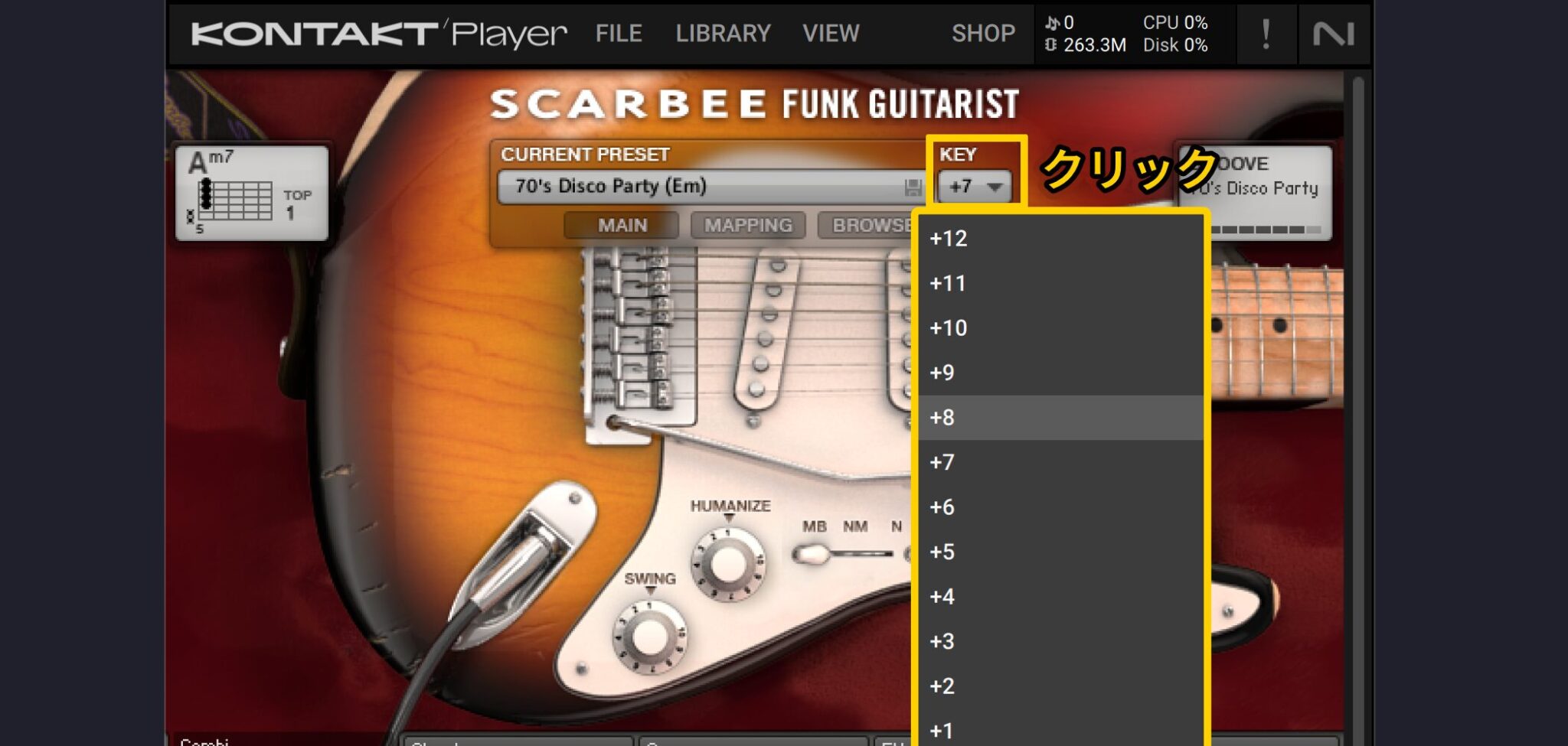 Scarbee Funk Guitaristの使い方 【Native Insruments】