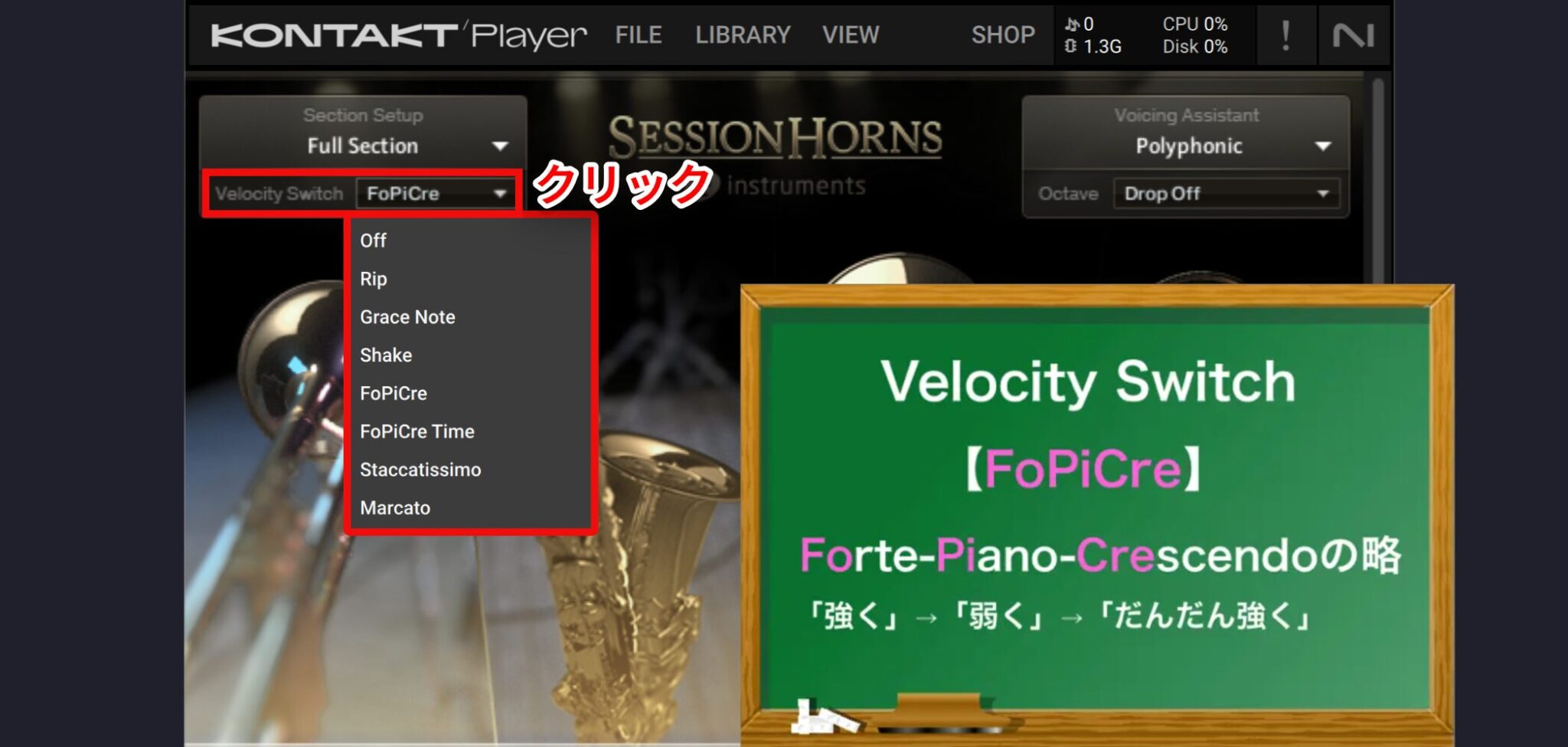 Session Horns / Session Horns Proの使い方 【Native Instruments】